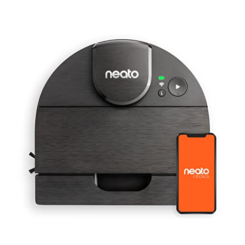 Neato D9 Intelligent Robot Vacuum CleanerâLaserSmart Nav, Smart Mapping, Cleaning Zones, WiFi Connected, 200-Min Runtime, Powerful Suction, Turbo Clean, Corners, Pet Hair, XXL Dustbin, Alexa. 945-0445