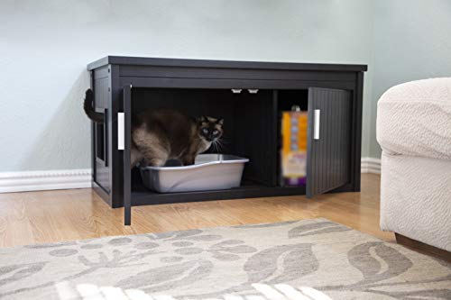 New Age Pet ECOFLEX® LitterLoo Bench Litter Box Cover -Espresso