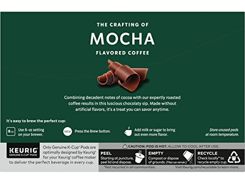 Starbucks Flavored Coffee K-Cup Pods, Mocha Flavored Coffee, Made without Artificial Flavors, Keurig Genuine K-Cup Pods, 10 CT K-Cups/Box (Pack of 3 Boxes)
