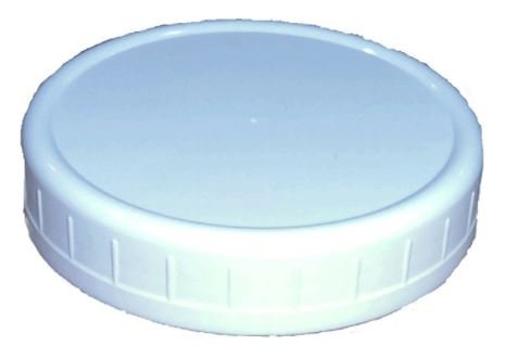 Wide-Mouth Reusable Plastic Lids for Canning Jars, 8 Count, Mainstays (3.62" dia x .75" H)