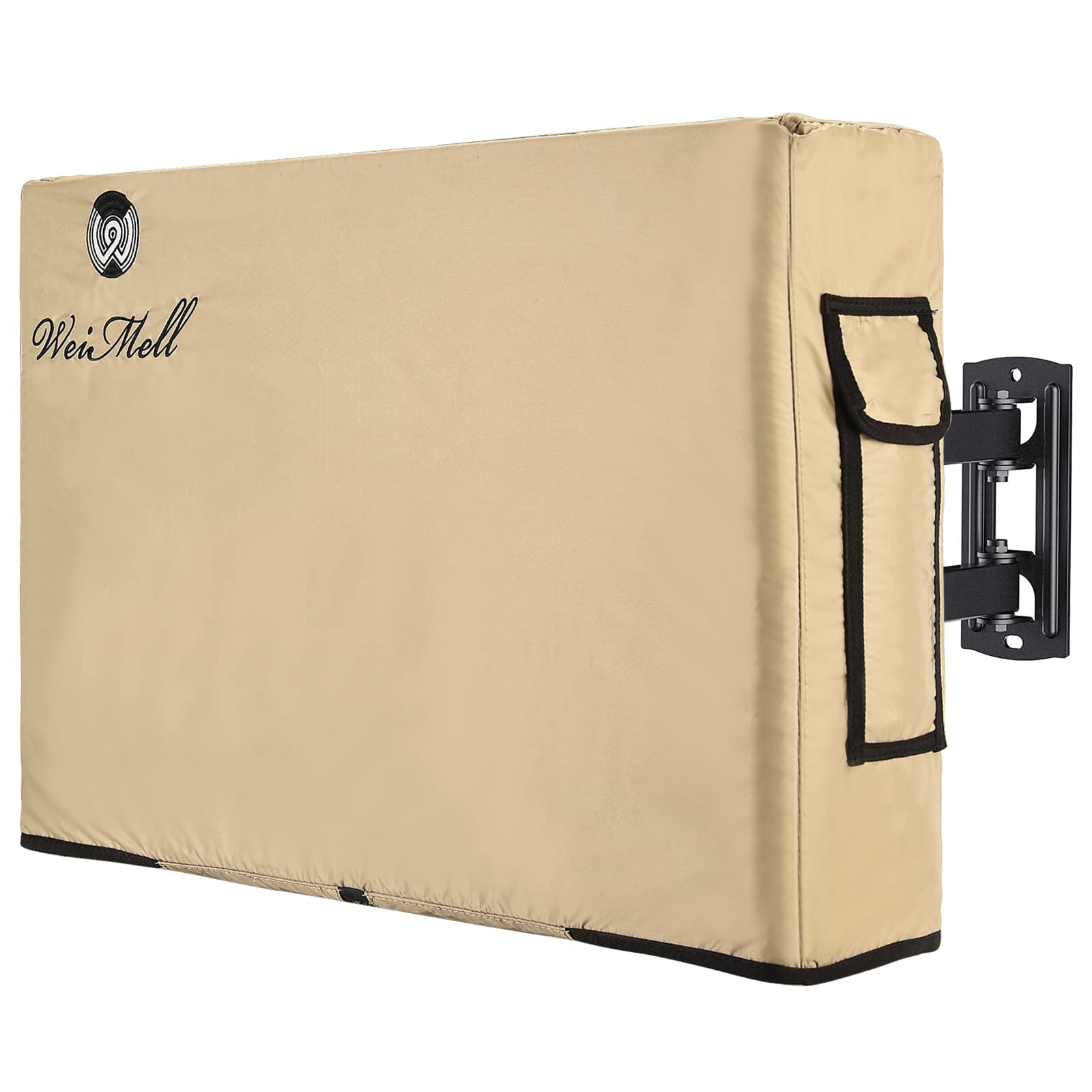 WEIMELL Outdoor Tv Cover for 40 to 43 Inch Weatherproof Waterproof Outside Tv Covers Outdoor 43 Inch Flat Screen TV with Remote Control Pocket 39''W X 25''H X 5.5''D for 40''- 43'' LCD LED