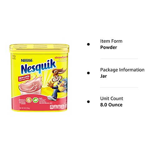 Nesquik Strawberry Powder Drink Mix 9.38oz