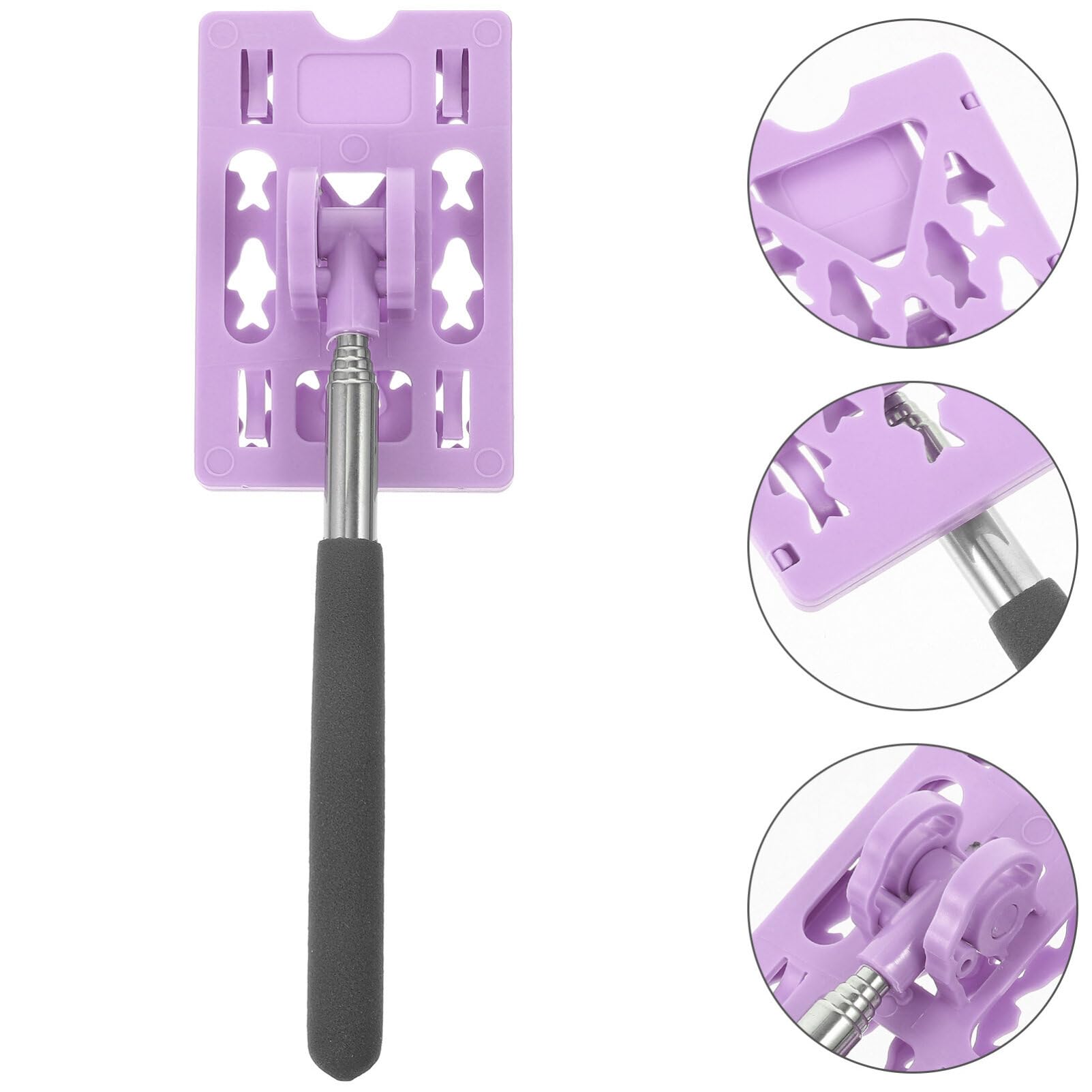 Parking Telescopic Check Rod Grabber Tool Parking Toll Swiping Stick Parking Payment Stick Telescopic Pass Rod Toll Pass Rod Car Stoppers for Parking Payment Rod Car Payments Rod