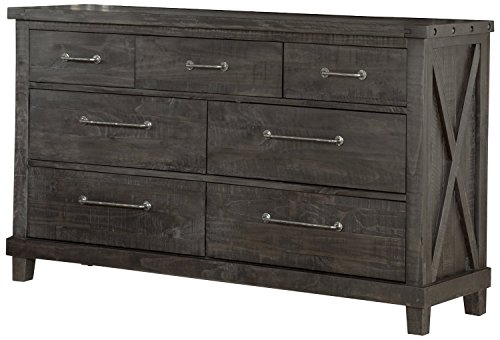 Modus Furniture Yosemite Solid Wood Dresser, Cafe