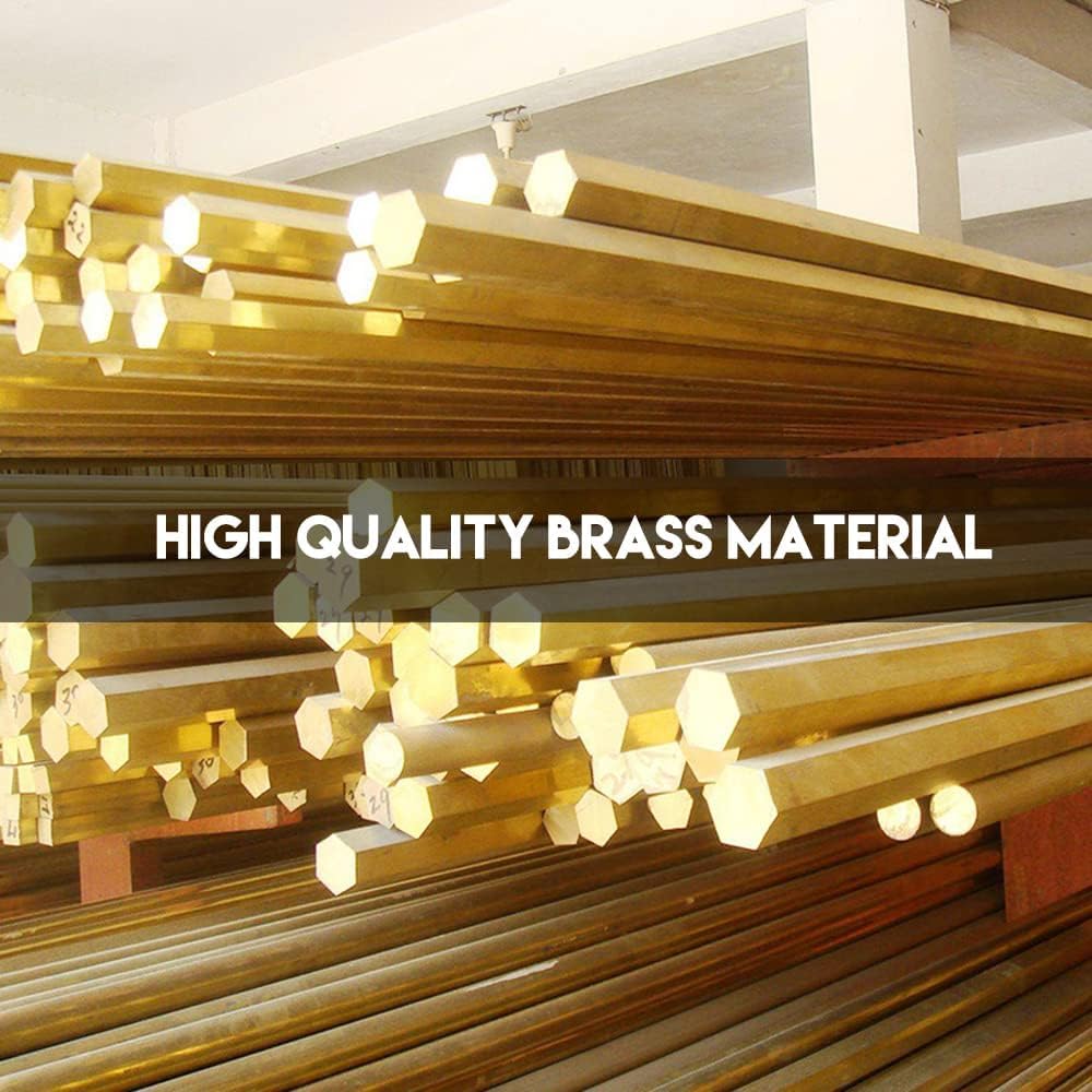 HQMPC Brass Flare Connector Gas Adapter Union Brass Flare Fitting Gas Connector Gas Fititng 1/4" FlareX1/4" Flare 12Pcs