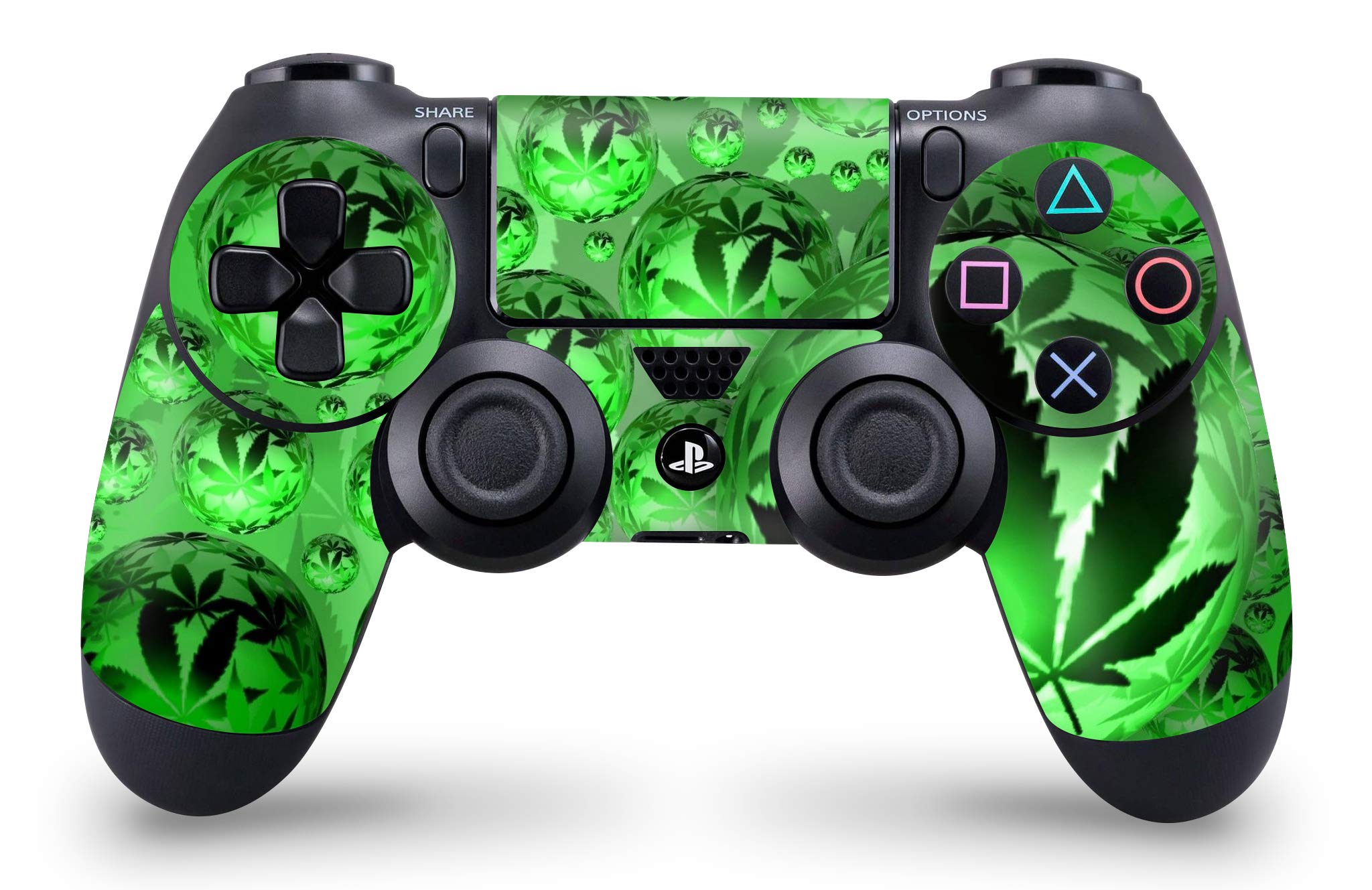 giZmoZ n gadgetZ PS4 Console Weed Skin Decal Vinal Sticker + 2 Controller Skins Set