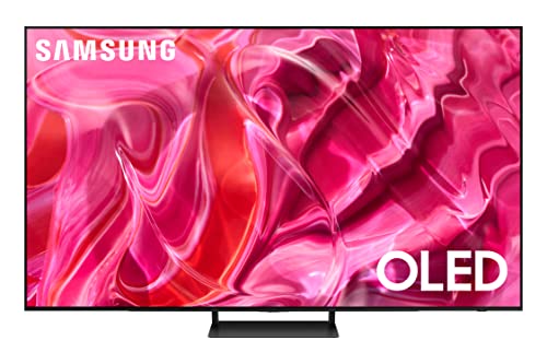 SAMSUNG QN55S90CAFXZA 55 Inch 4K OLED Smart TV with AI Upscaling with a 5S-PS4-US1 4-Outlet Power with Omniport USB (2023)(USED)