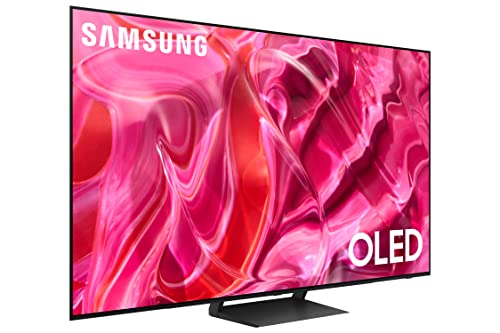 SAMSUNG QN55S90CAFXZA 55 Inch 4K OLED Smart TV with AI Upscaling with a 5S-PS4-US1 4-Outlet Power with Omniport USB (2023)(USED)