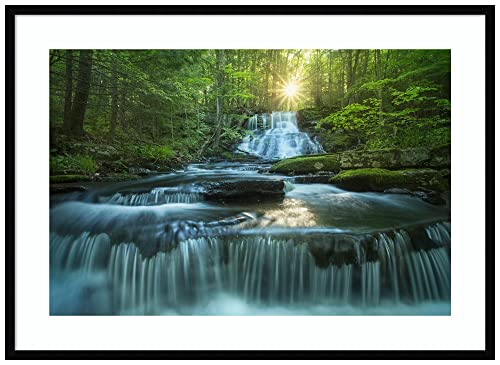 Amanti Art Framed Wall Art Print 30x41 Sublime by Patrick Zephyr, Landscapes Wall Art, Rustic Farmhouse Decor, X-Large Poster Painting Artwork for Living Room, Bedroom, Bathroom, Kitchen, Office or