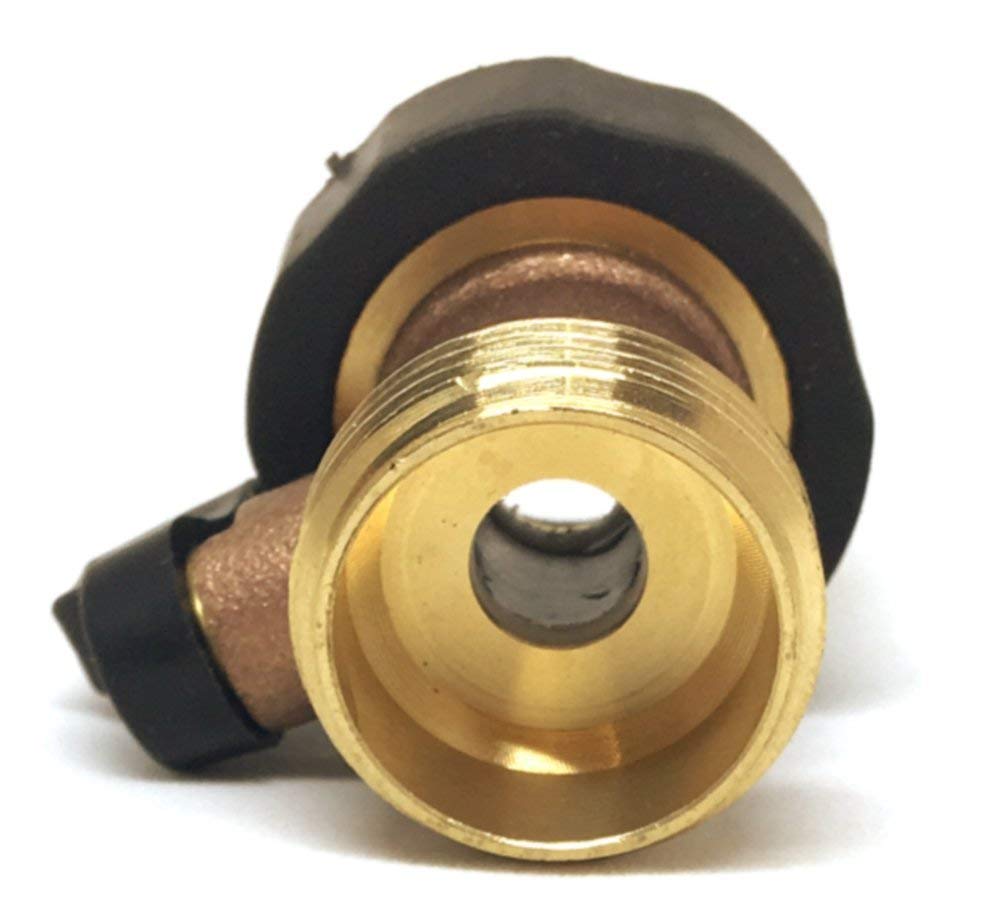 The World’s Best Water Shut Off Valve – Garden Hose Ball Valve Connector – Adjustable Shut Off, High Flow, Leak-Proof – Heavy Duty Solid Brass Watering Extender