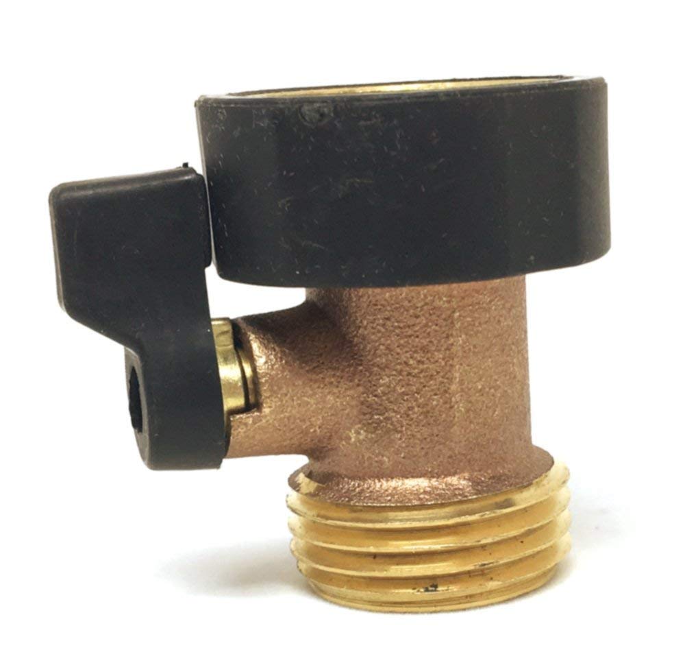 The World’s Best Water Shut Off Valve – Garden Hose Ball Valve Connector – Adjustable Shut Off, High Flow, Leak-Proof – Heavy Duty Solid Brass Watering Extender