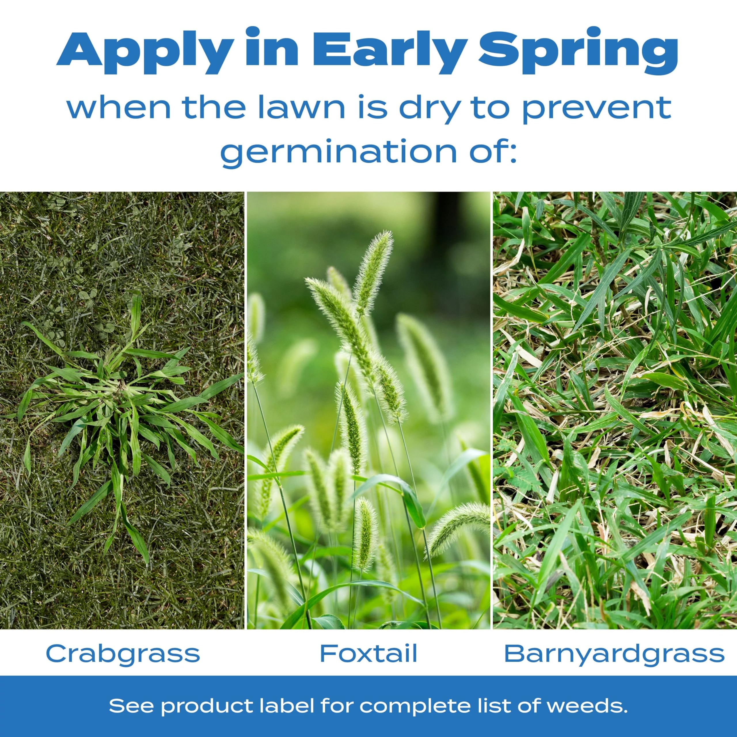 Scotts Halts Crabgrass & Grassy Weed Preventer, Pre-Emergent Weed Killer for Lawns, 10,000 sq. ft., 20.12 lbs.