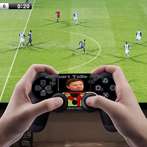 Eckhart Tolle Live in The Present Moment Knit Pattern Compatible with PS4 Slim controller and console skin sticker protective cover wireless/wired gamepad controller