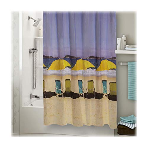 Mainstay Beach Front Photoreal PEVA Shower Curtain 03429911