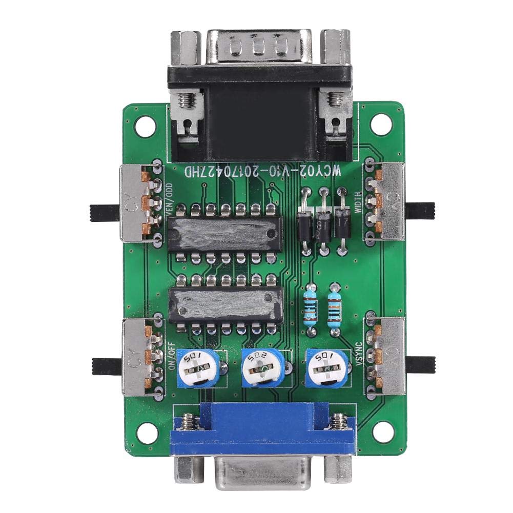 HEEPDD Screen Scan line Generator, Scan Line Generator Board for Machine Retro Games Video Converter Board VGA Output Jamma Game MonitorJoysticks