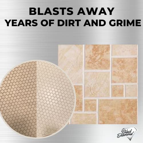 Black Diamond Stoneworks ULTIMATE GROUT CLEANER: Best Cleaner for Tile,Ceramic,Porcelain, Marble Acid-free Safe Deep Cleaner & Stain Remover for Even the Dirtiest Grout. (1-Quart/1-Brush)