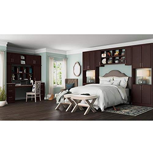 HAMPTON BAY KW3018-SJM Rsi Home Products Shaker Wall Bridge Cabinet, Java, 30" x 18"