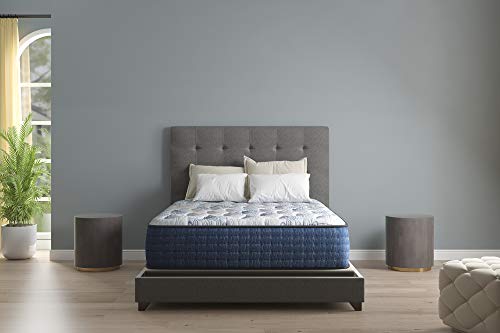 Signature Design by Ashley Mt Dana 15 Inch Firm Hybrid Mattress, CertiPUR-US Certified Foam, Queen