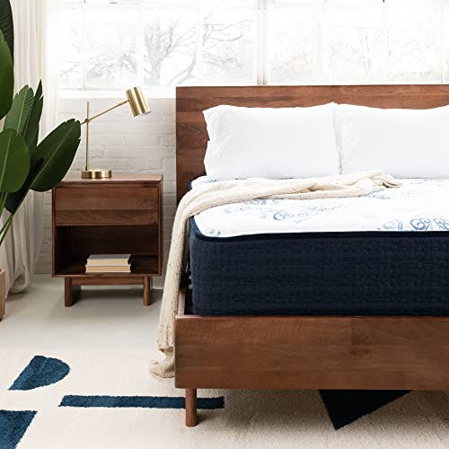 Signature Design by Ashley Mt Dana 15 Inch Firm Hybrid Mattress, CertiPUR-US Certified Foam, Queen