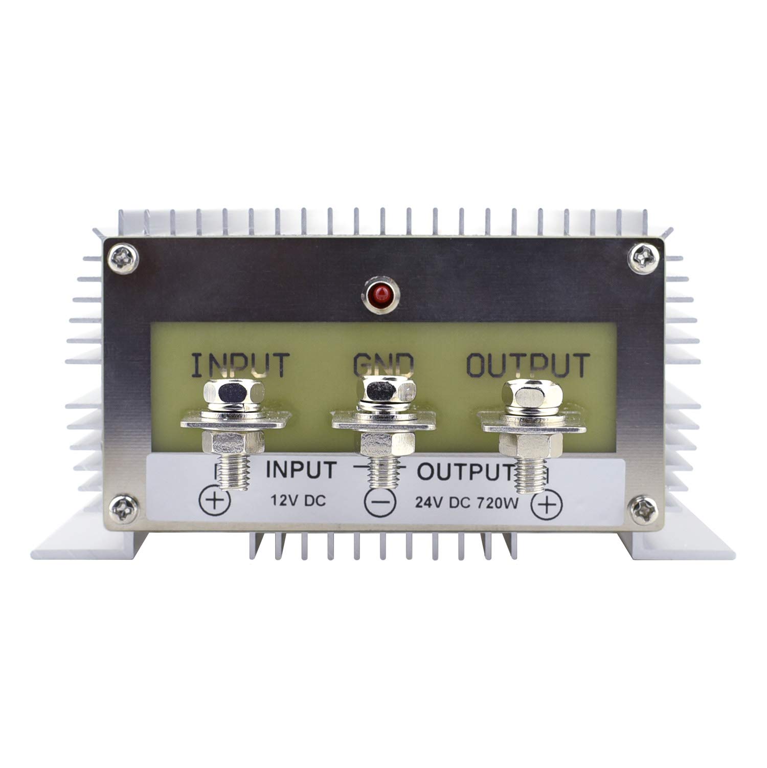 Cllena Waterproof DC/DC 12V to 24V Boost Converter 30A 720W Step Up Voltage Regulator Module Car Power Supply Voltage Transformer (Input 10V-16V)