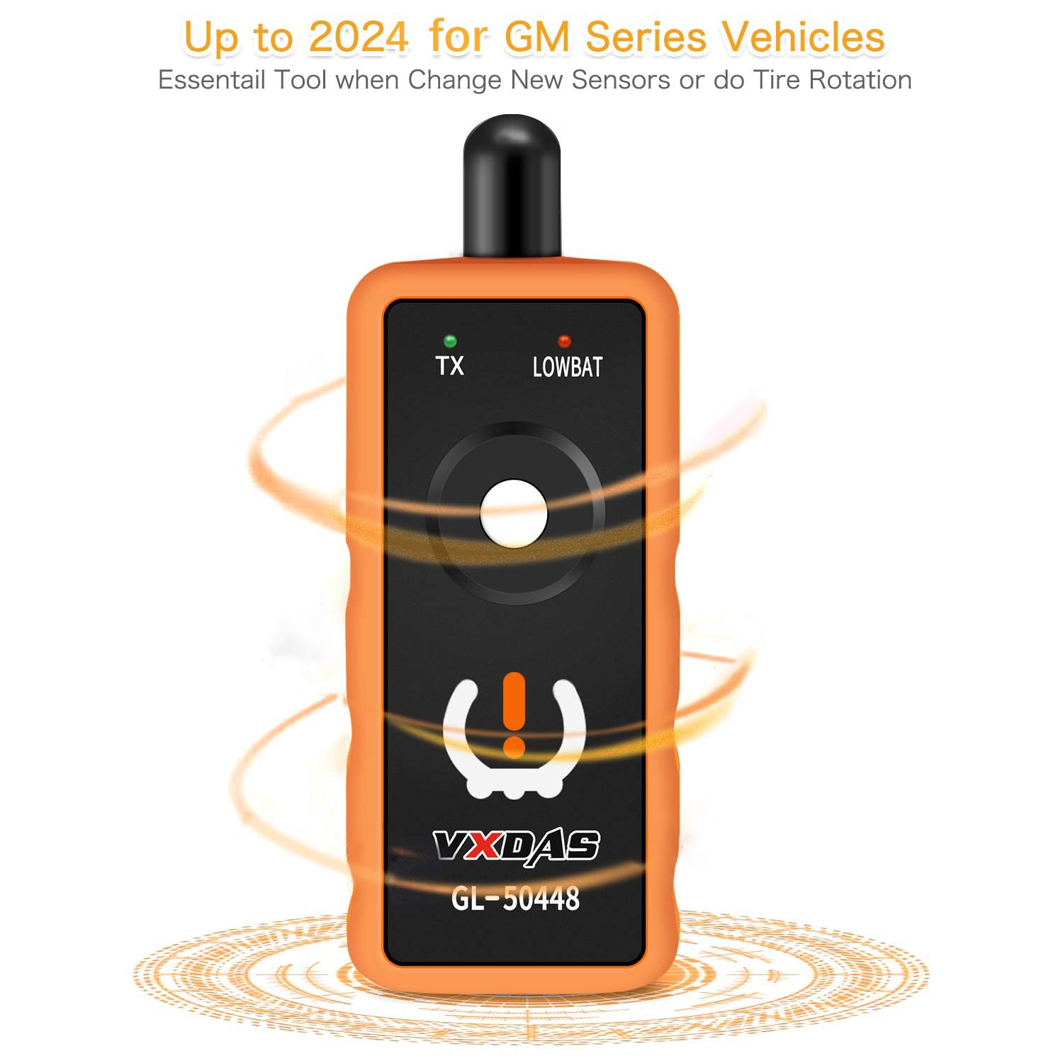VXDAS GL50448 TPMS Relearn Tool Compatible for GM Chevy Tire Pressure Sensor Reset Activation Tool OEC-T5 for GM/Buick/Chevrolet/Cadillac/Nissan/Series Vehicles 2024 Edition