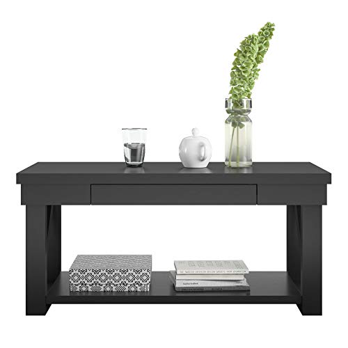 Ameriwood Home Crestwood, Black Coffee Table
