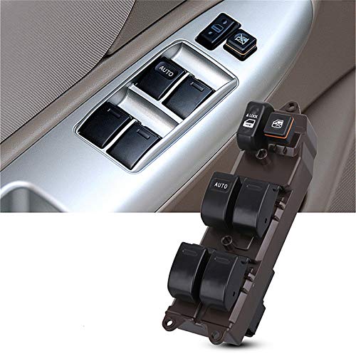 Obaee Master Door Lock Window Switch Control Button Compatible with Toyota Camry 2002-2006, Corolla/Matrix 2003-2008, Sienna 2004-2009, Tacoma and Scion xA/xB 2005-2007, Replace 84820AA070 901-705