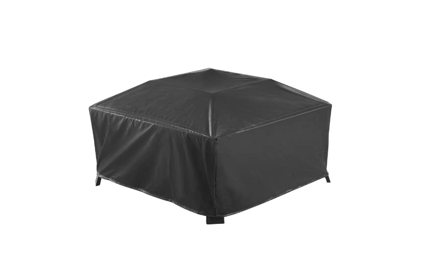 MADENA Mainstays Greyson 30” Square Wood Burning Fire Pit with Mesh Screen,MS49-096-035-01