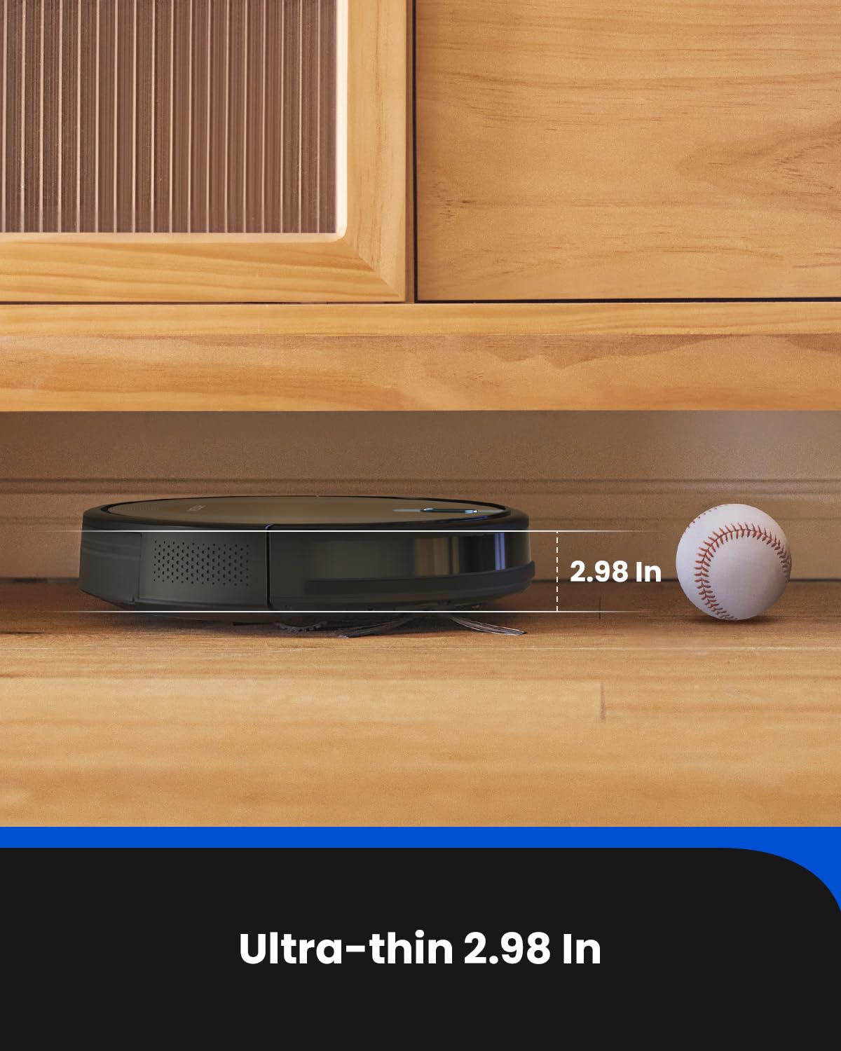 Proscenic 850T Robot Vacuum and Mop Combo, WiFi/App/Alexa/Siri Control, Robotic Cleaner with Gyro Navigation, Boundary Strip Included, Self-Charging, Slim, Good for Hard Floor, Pet Hair, Carpet