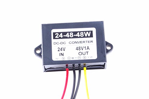 KNACRO 48V 1A 48W DC Convert DC-DC 24V (18V - 32V) Step Up to 48V Voltage Boost Converter Regulator Power Supply(1A)