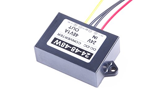 KNACRO 48V 1A 48W DC Convert DC-DC 24V (18V - 32V) Step Up to 48V Voltage Boost Converter Regulator Power Supply(1A)