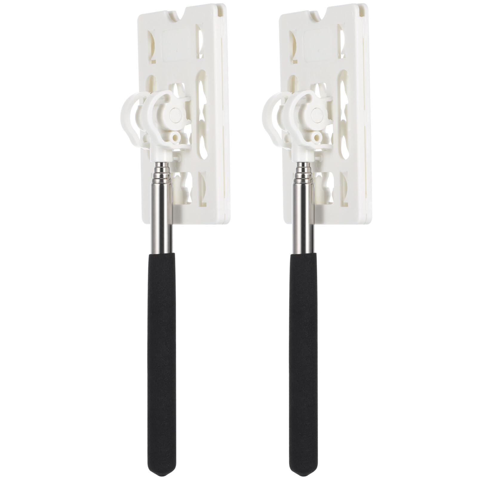 Veemoon Telescopic Rod Card Holder: 2PCS Vehicle Parking Swiping Stick Reacher Grabber Tool Car Parking Contactless Payment Rod for Car Parking Fee Paying,Car Parking Rod