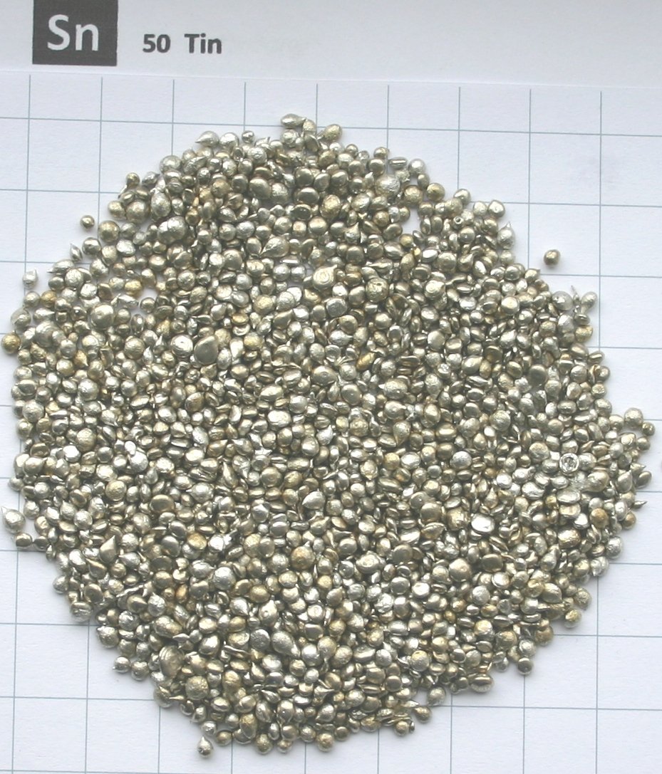 80 Gram 2.82 Oz 99.96% Tin Metal Shots Pure Element 50 Sample
