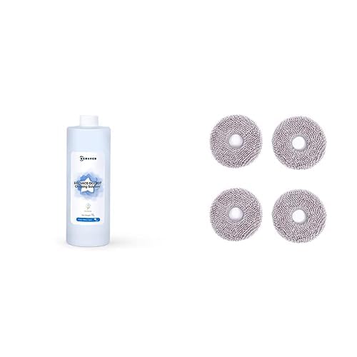 ECOVACS X2 OMNI Accessory Bundle, 2 Bottles of Multi-Surface Floor Cleaning Solution*1L and 8 pieces of Washable Mopping Pads