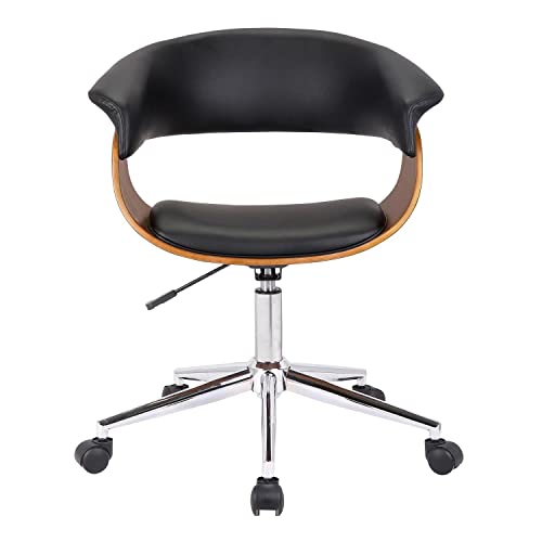 Armen Living Bellevue Office Chair, Black