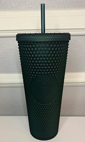 Starbucks Dark Green Jelly Studded Tumbler 24oz Venti