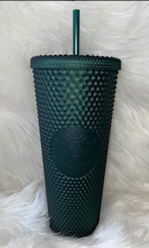 Starbucks Dark Green Jelly Studded Tumbler 24oz Venti