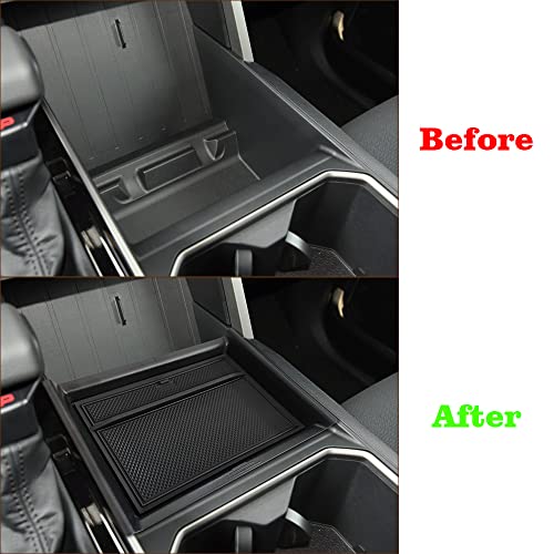 Muslogy for Tundra 2022 Storage Tray Lower Center Console Organizer Interior Accessories Compatible with Toyota Tundra 2022 SR SR5 Limited TRD PRO