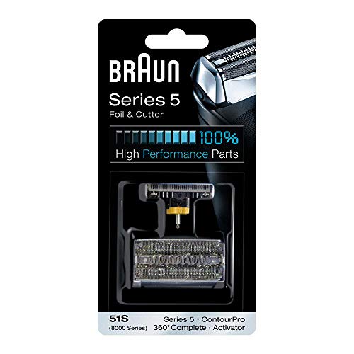 Braun Series 5 Combi 51s Foil And Cutter Replacement (Formerly 8000 360 Complete Or Activator), Super Size Value Package 2- Replacements