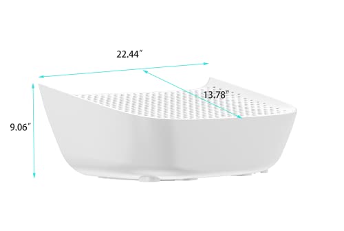 Catlink Self-Cleaning Cat Litter Box, with Stair, APP Control, Double Odor Removal, Health Report, Extra Large, Smart Cat Litter Box for Multiple Cats (Luxury Pro)
