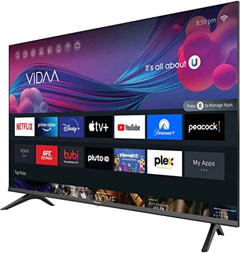 Hisense 40-Inch Class Full HD 1080p Smart LED TV 60Hz Refresh Rate Motion Rate 120 Gaming Mode Compatible with Alexa 40A4GV (Renewed)