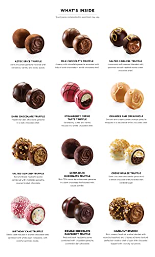 Godiva Chocolatier, Signature Truffles Assorted Chocolate Gift Box 24Ct, 1 ounces