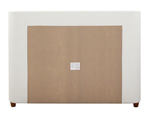 Jennifer Taylor Home Harmonie King Tufted Bed, (U.S. Standard), Antique White Polyester