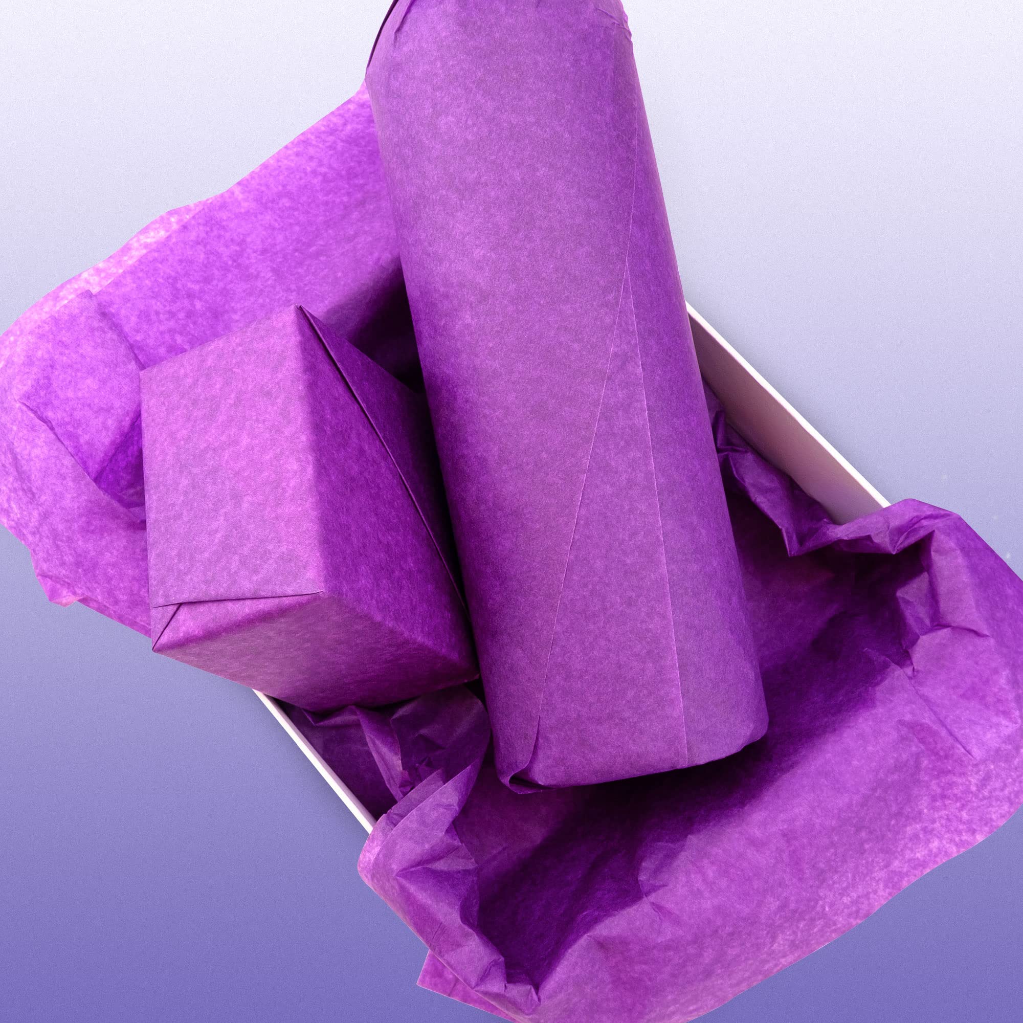 90 Sheets Purple Tissue Paper Bulk,Purple Tissue Paper for Gift Bags,Purple Gift Wrapping Tissue for Halloween,Christmas,Wedding,Birthday,DIY and Crafts,14 x 20 Inch