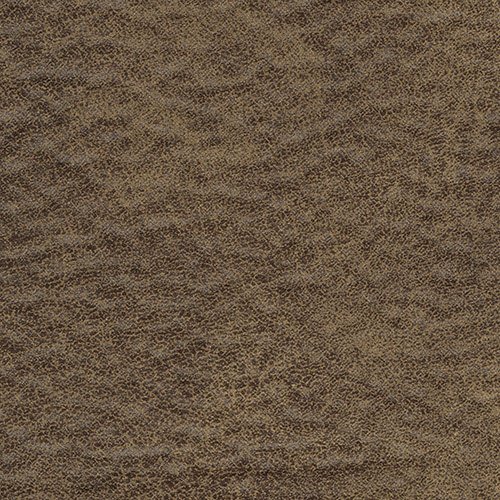 Signature Design by Ashley Larkinhurst Faux Leather Manual Rocker Recliner with Nailhead Trim, Brown