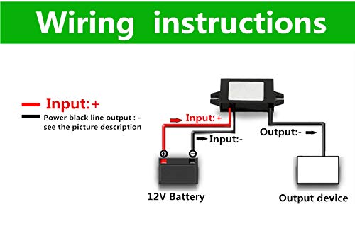 KNACRO DC-DC 12V to 5V 3A 15W Step-Down Power Supply Module Car Power Converter Module Dual USB Female Socket (Dual USB Female)