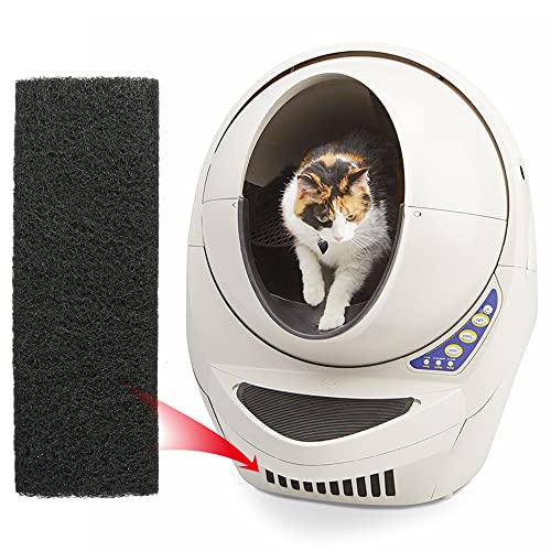 6 Pack Replacement Carbon Filters Compatible with Litter-Robot 3 β Activated Charcoal Cat Litter Box Filters Absorb Odors Keep Home Fresh β Thickness 0.6 inches