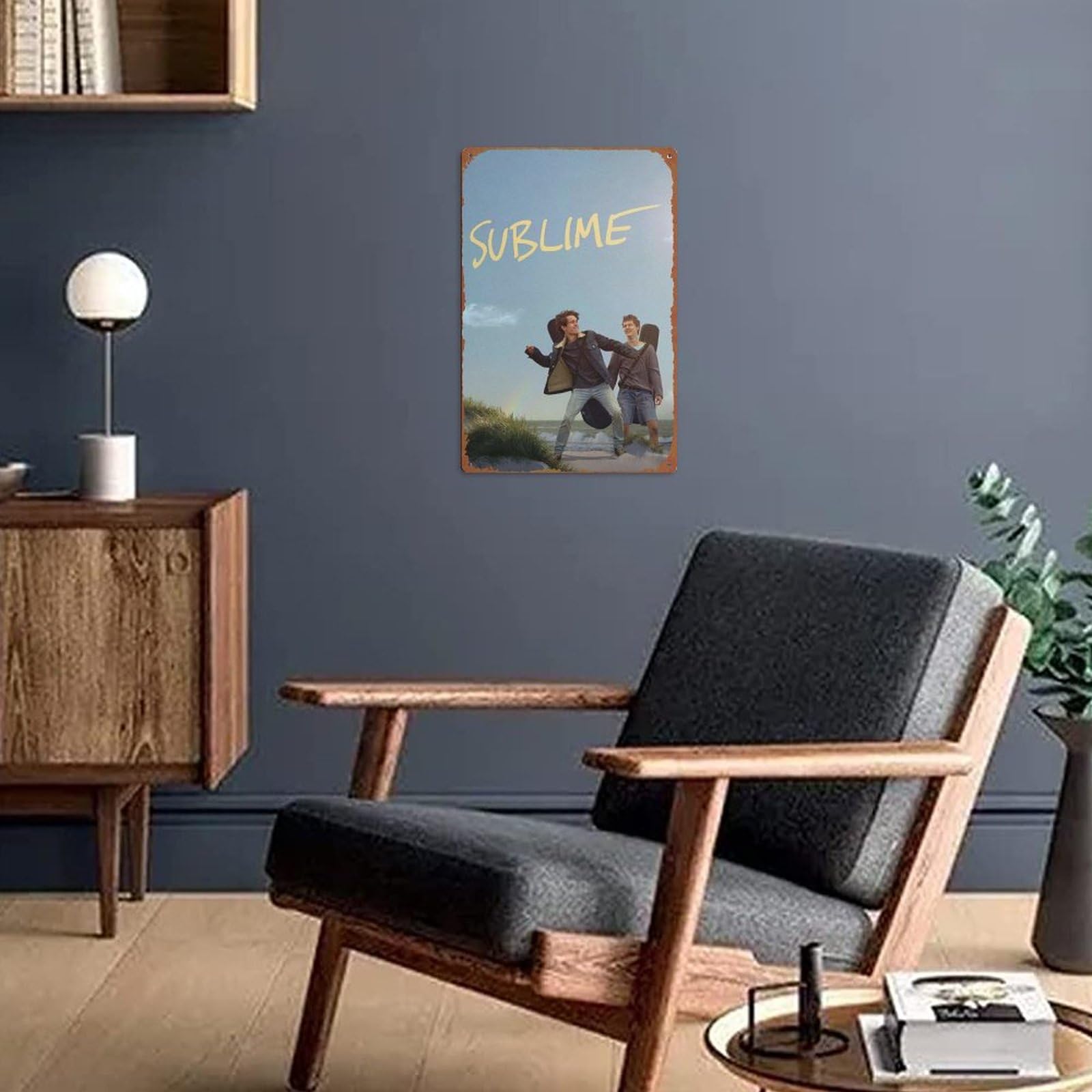 Sublime Movie Poster Tin Sign Cafe bar Home Wall Art Decoration Retro Metal Tin Sign 8x12 inch