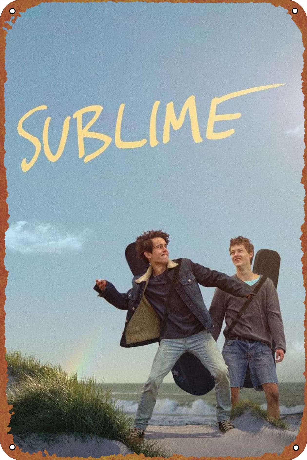 Sublime Movie Poster Tin Sign Cafe bar Home Wall Art Decoration Retro Metal Tin Sign 8x12 inch