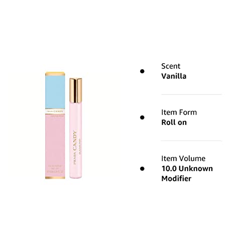 PRADA CANDY Sugar POP EAU DE Parfum ROLL-ON .34 OZ